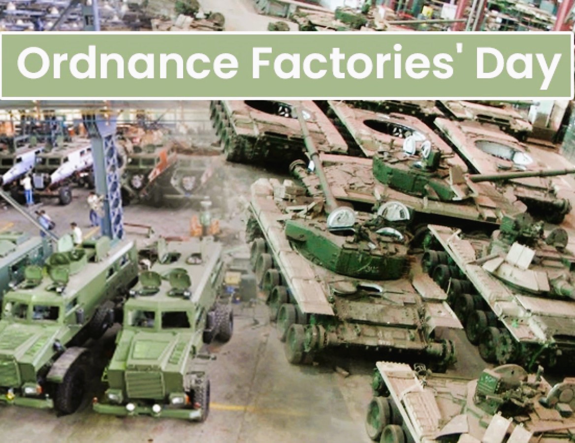 Celebrating the Formation Day (18March) of Indian Ordnance Factories ...